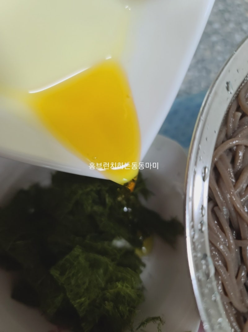 들기름 막국수 레시피 메밀간장 국수 시골기름집 맑은 국산 참기름들기름 선물세트 추천 네이버 블로그
