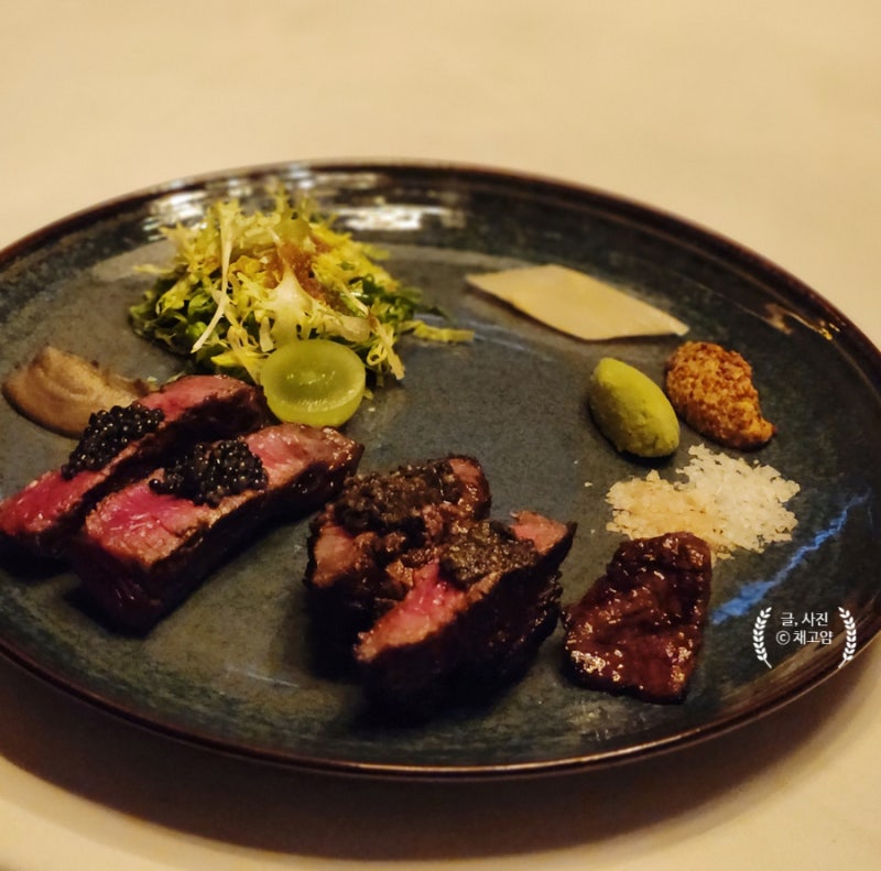 서울 강남 압구정 한우 오마카세 분위기 좋은 맛집 기념일 데이트 비플리끄 네이버 블로그