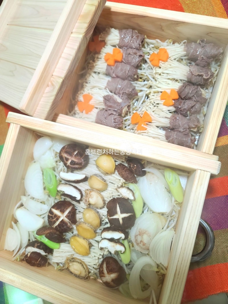 편백찜 요리 만들기 편백찜기 세이로무시 뜻 손님초대요리 네이버 블로그