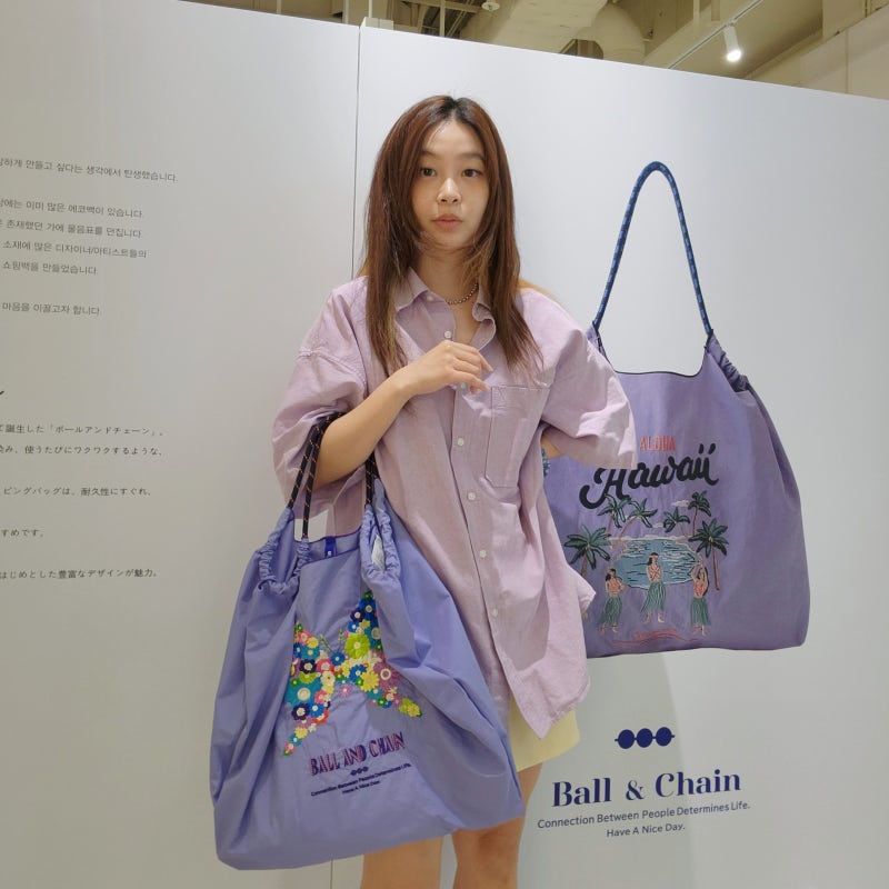 Ballandchain 볼앤체인 가방 사이즈비교 더현대서울 팝업에서 만나봄 디자이너브랜드가방 비치백 추천 네이버 블로그