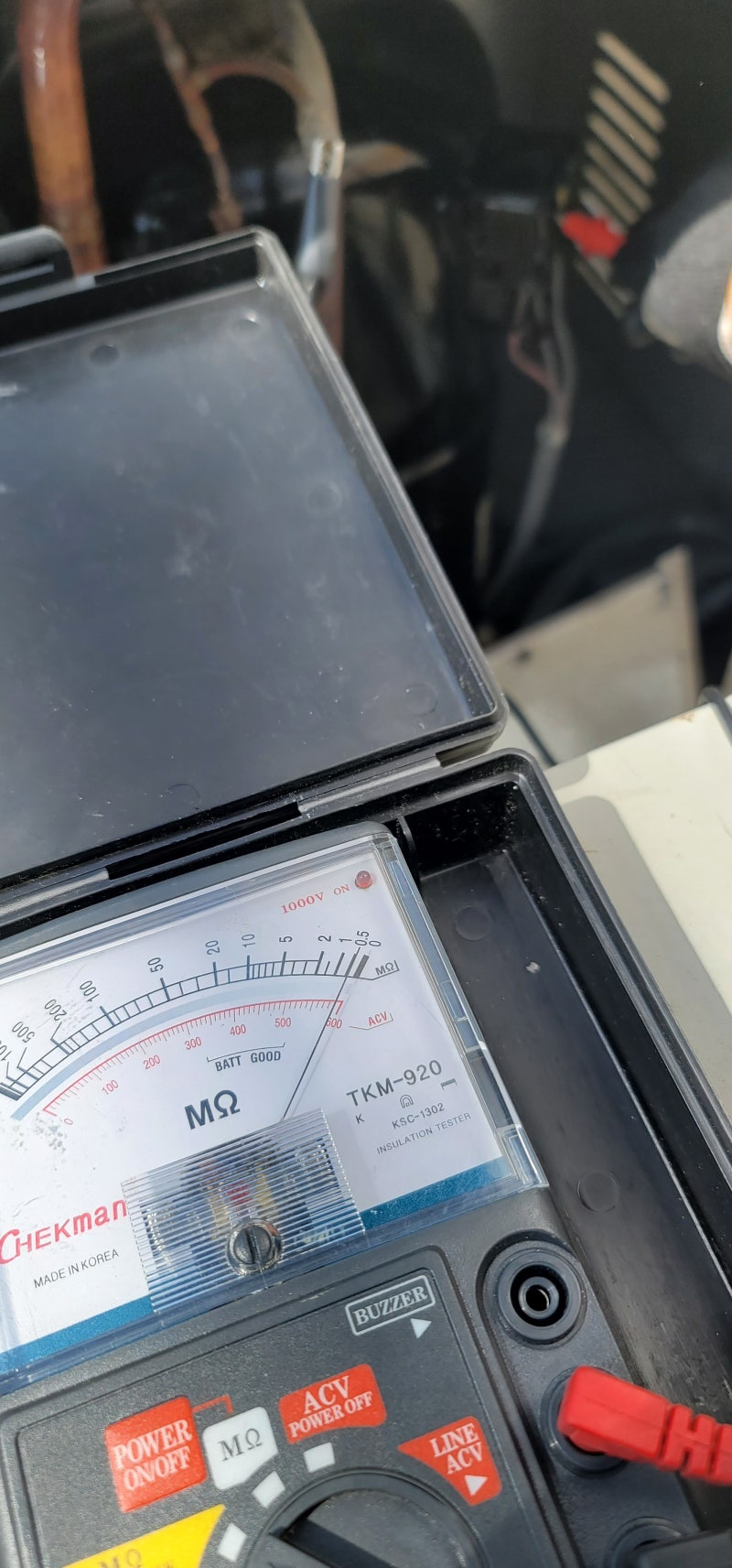 인천 남동공단 냉동창고 저온저장고 수리사례, "누전차단기 작동합니다" SUN ELECTRONICS SP-305TCFM ...