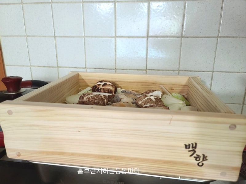편백찜 요리 만들기 편백찜기 세이로무시 뜻 손님초대요리 네이버 블로그