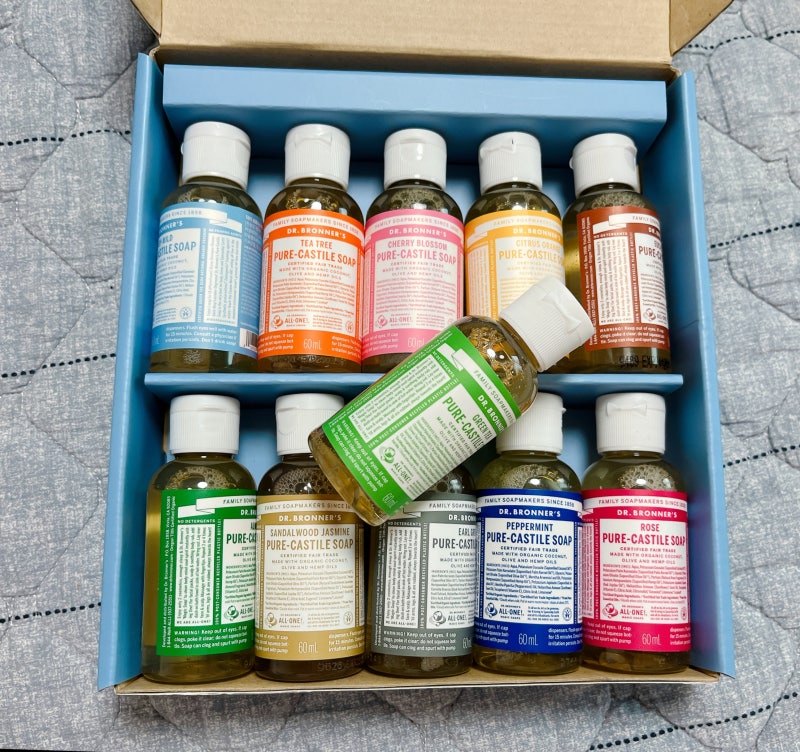 닥터브로너스 올인원클렌저 다이소 펌프용기로 편리하게 사용내돈내산 네이버 블로그