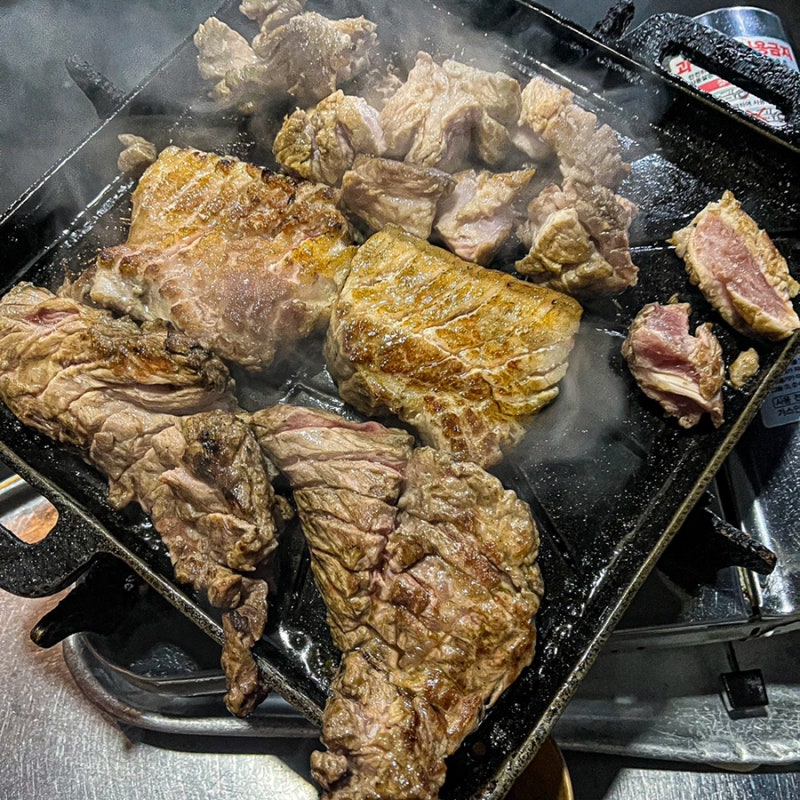부천 부천역 삼겹살맛집 뻥쟁이네” 오겹살목살스테이크낙엽살고추장불고기한라산볶음밥🙌🏻 네이버 블로그