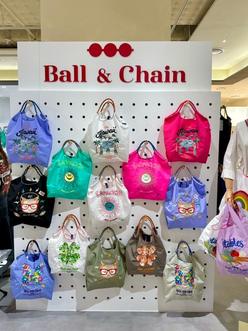 여의도 더현대서울 팝업 볼앤체인 에코백 쇼핑백 귀욤 ️ 여자가방브랜드 Ballandchain 네이버 블로그