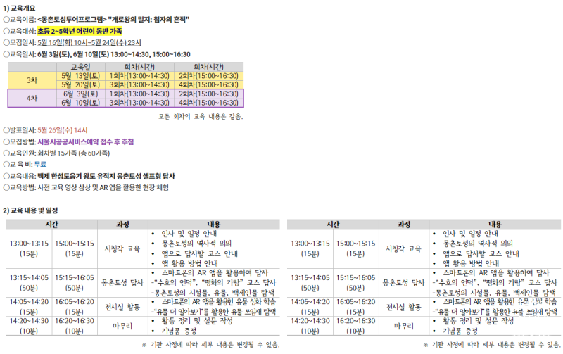 서울 올림픽공원 몽촌역사관 몽촌토성 투어프로그램 초등학생 추천 무료 교육 네이버 블로그