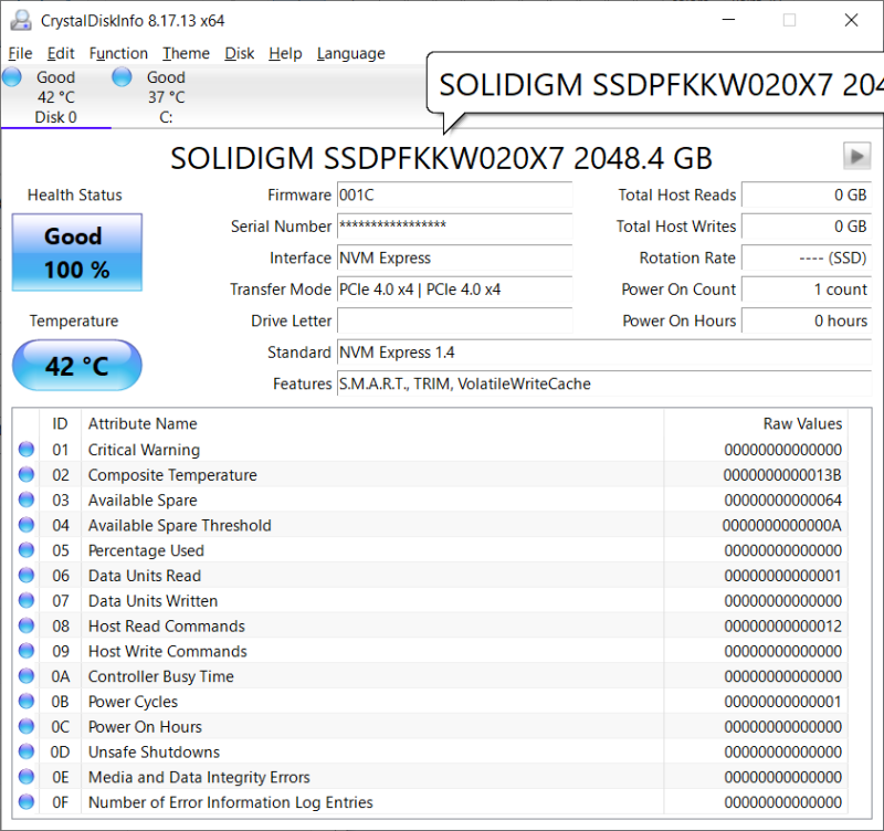 SK하이닉스 P41 동급 성능! Hynix 자회사 Solidigm의 PCIe 4.0 솔리다임 P44 Pro 2TB M.2 ...