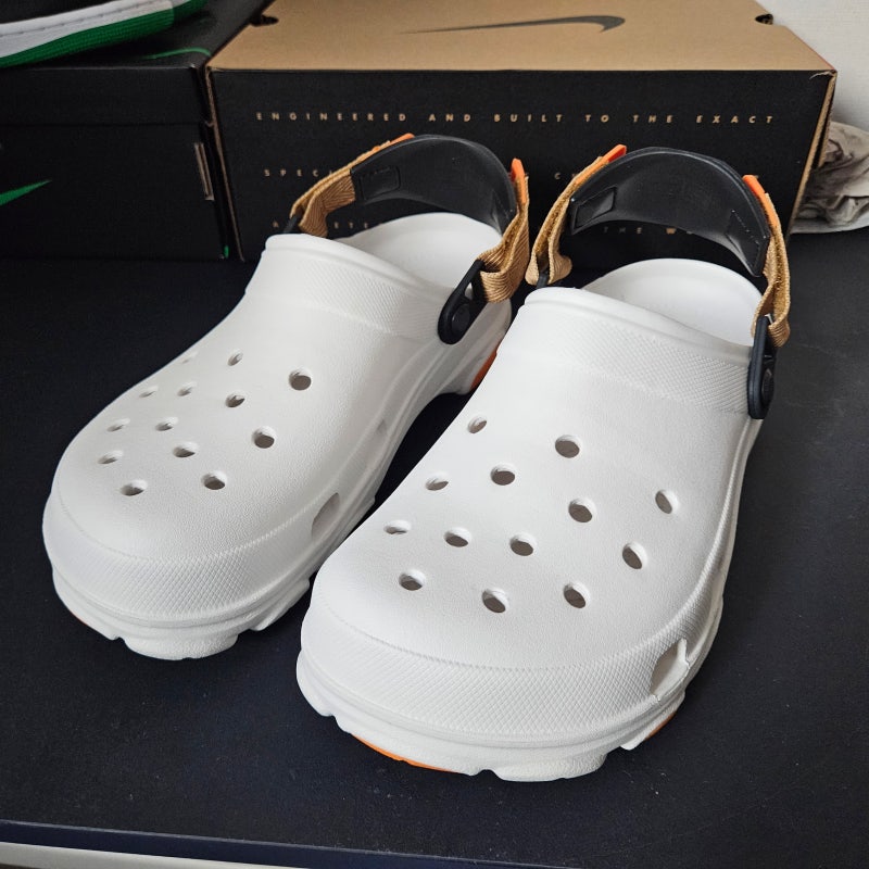 크록스 클래식 올터레인 클로그 206340-94s 화이트 착화감리뷰 : 네이버 블로그