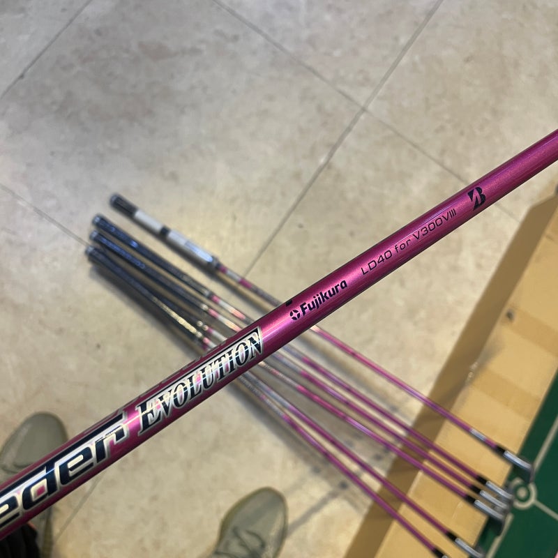 브리지스톤 V300-8 여성용 스피더 에볼루션 아이언 핑크색 샤프트로 상큼하게 : 네이버 블로그