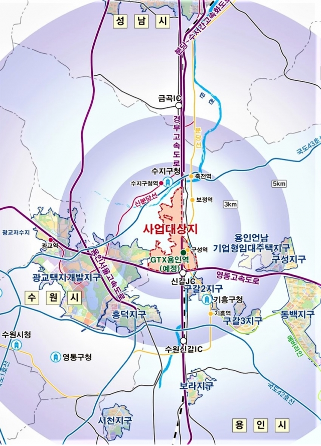 용인시 산단관련 개발사업시스템반도체 특화 국가산업단지 반도체 클러스터 플랫폼시티 제2용인테크노밸리 통삼2 산업단지