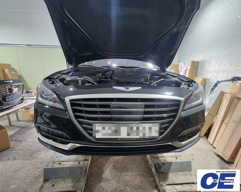 제네시스DH G80스포츠개조 범퍼 그릴 순정 튜닝 : 네이버 블로그