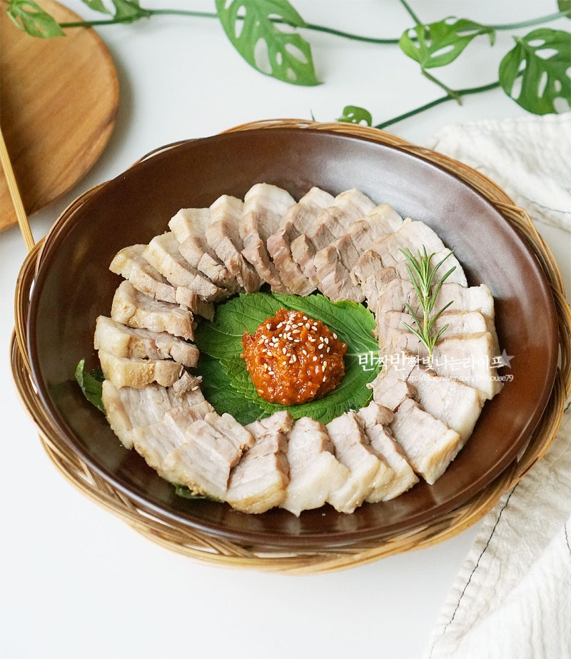 압력솥 수육 맛있게 삶는법 삼겹살 돼지 수육 삶는법 압력솥 수육 삶는시간 네이버 블로그