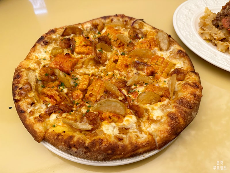 한남동 맛집 파이프그라운드 옥수수피자 라구파스타 웨이팅 맛집 네이버 블로그