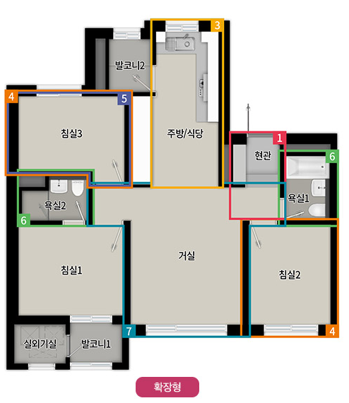 인덕원 퍼스비엘 평면도 49A, 49B, 59A, 59B, 74, 84A, 자이SK뷰아파트는? : 네이버 블로그