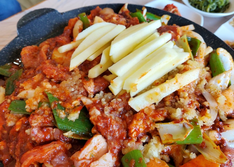 문경약돌돼지 맛집 성보촌 옹기에한가득 점심식사 맛보기 후기 네이버 블로그