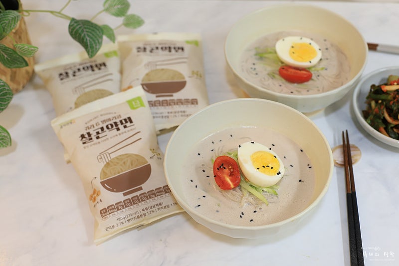 곤약면 요리 두부 콩국수 만들기 자연정 찰곤약면 콩국수면 두유 콩국수 콩국물 네이버 블로그