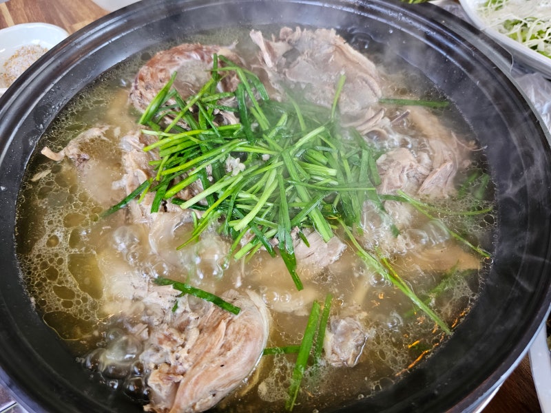 양산 물금 맛집 방갈로 오리고기집 신비숲가든 네이버 블로그