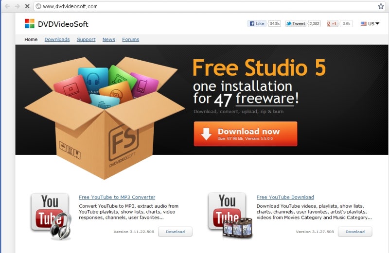 유튜브 동영상 다운로드(Free YouTube Download) 유틸(www.dvdvideosoft.com) : 네이버 블로그