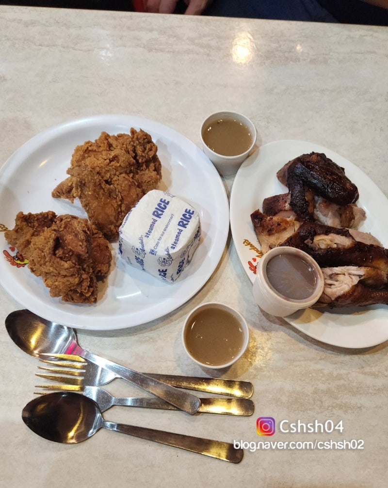 보라카이 안독스 치킨, 치밥 겸 가벼운 식사 보라카이 andok's 메뉴 해석 : 네이버 블로그