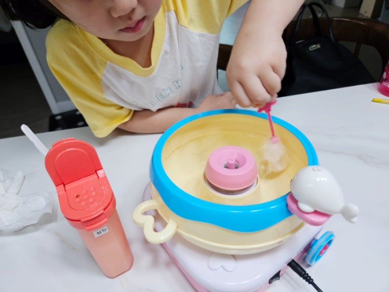 집콕놀이 하프 솜사탕메이커 집에서 솜사탕 만들기 : 네이버 블로그