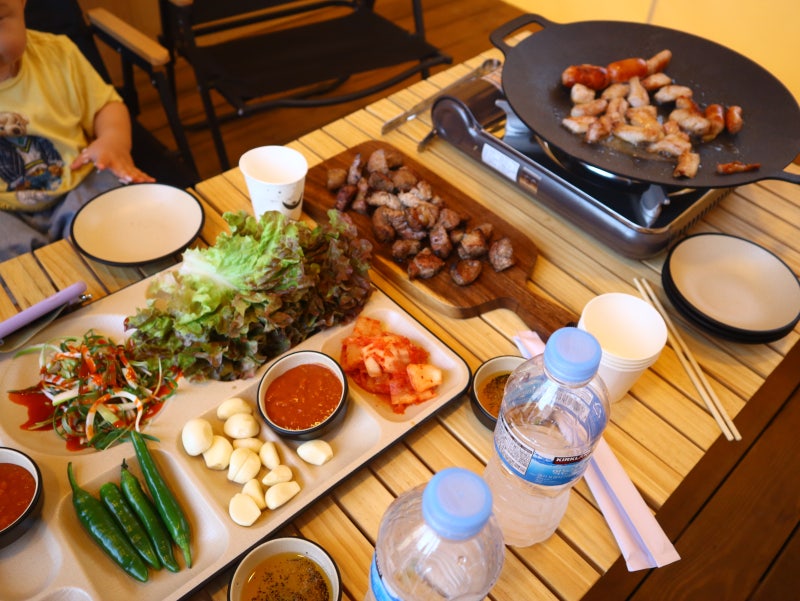 경기 광주 바베큐장 고기굽는들판 캠핑분위기! : 네이버 블로그