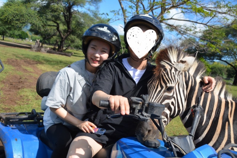 (신혼여행) 카젤라 파크 투어/ 쿼드 바이크 / 라이언 워킹 / 모리셔스 여행 / 모리셔스 신혼여행 : 네이버 블로그