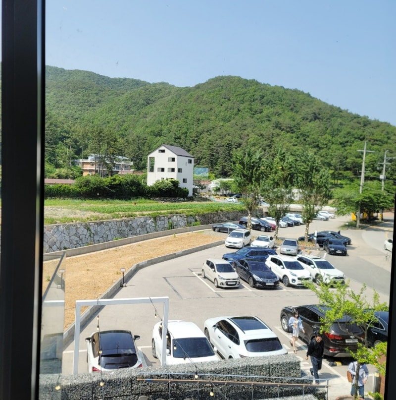 부산 기장 푸르른 숲속 뷰가 좋은 정관 카페 브레이크인 커피 네이버 블로그