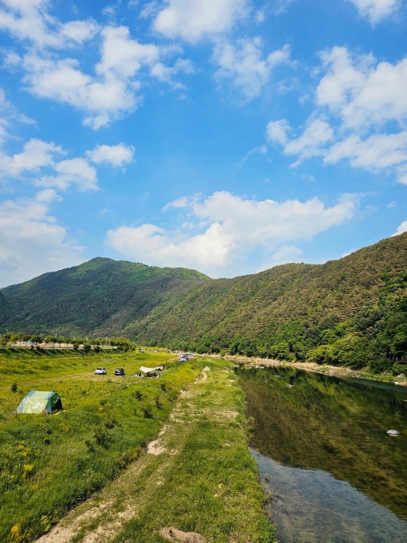 평창 평창강변 무료야영장 노지캠핑 명소 평창바위공원 노지에서 쏟아지는 별을 보며 캠핑 즐기기렉스턴스포츠 아이캠퍼 루프탑텐트
