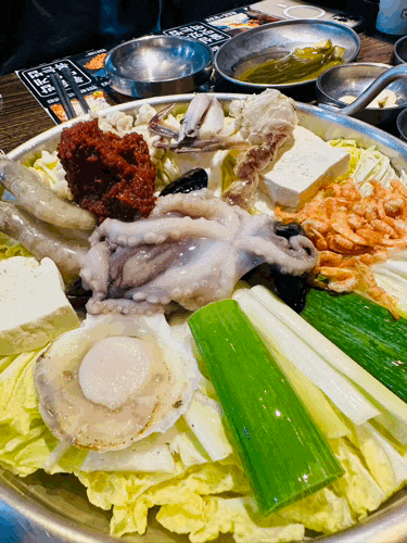 청주 삼겹살 해물탕을 한번에 가경동 맛집 꿀삼겹 가경터미널 구워주는 고깃집 추천 네이버 블로그