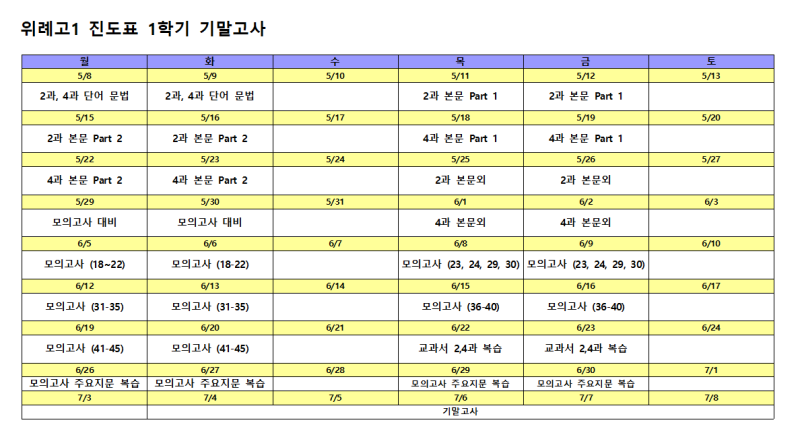 위례영어학원 하이민홍준영어학원 고등부 기말 영어 만점을 위한 노력 완벽대비 네이버 블로그