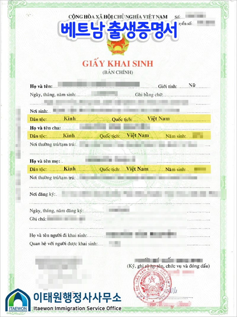 베트남 국제결혼 국제가사 수속 국적 취득과 귀화 절차 네이버 블로그