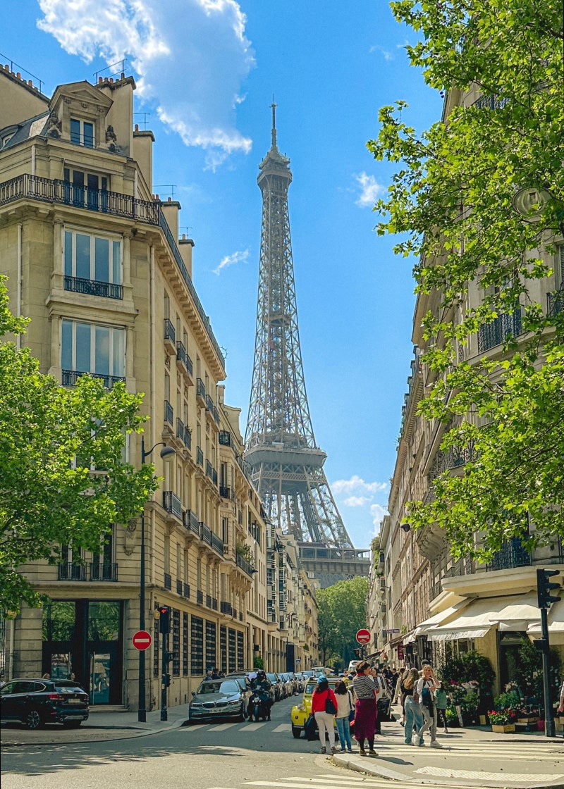 파리여행] 에펠탑이 보이는 포토존 - 3) Trocadéro Gardens & L’Howea 꽃집 : 네이버 블로그