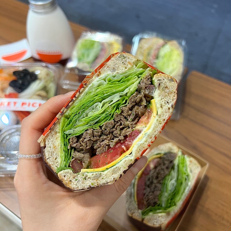 전주 피크닉바스켓 샐러드 샌드위치 그릭요거트 맛집 네이버 블로그