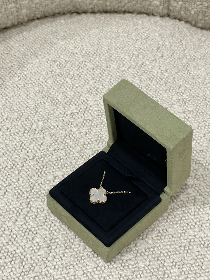 반클리프 아펠 목걸이 빈티지 알함브라 마더오브펄롯데백화점 에비뉴엘 잠실 구매 네이버 블로그