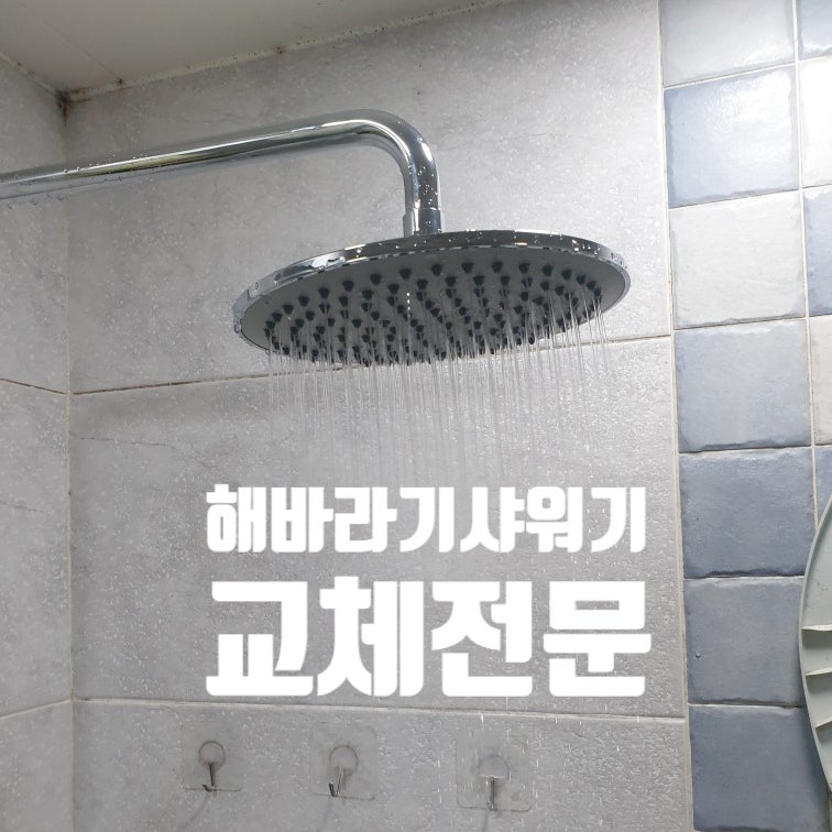 해바라기 샤워기 교체 설치 업체 화장실 수리 전문 네이버 블로그