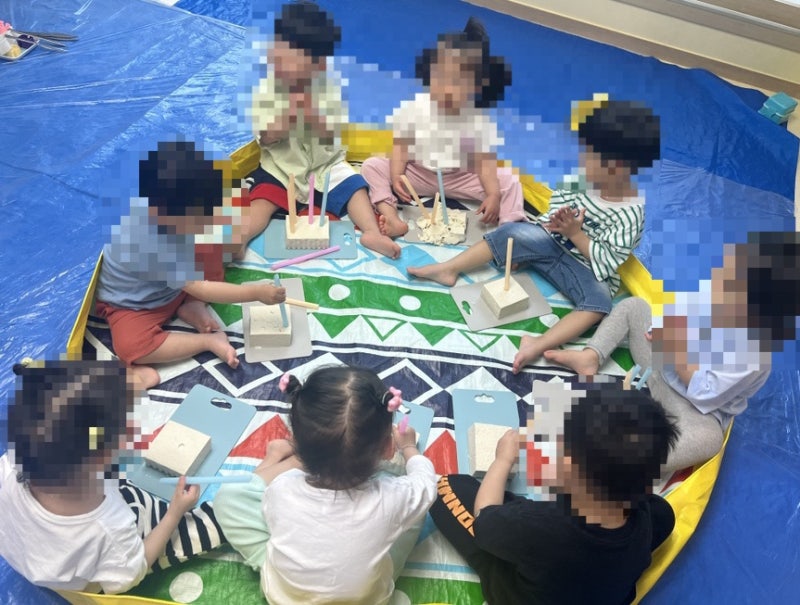 어린이집 행사 오감놀이 두부 퍼포먼스 데이 네이버 블로그