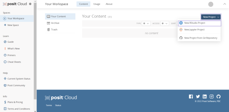 [R] RStudio 설치 및 Posit Cloud(RStudio Cloud) 가입 : 네이버 블로그