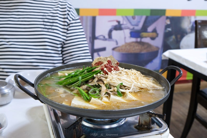 홍천 비발디파크 근처 아침식사 할만한 곳 홍천 재래식 손두부 두부전골 내돈내산 후기 네이버 블로그