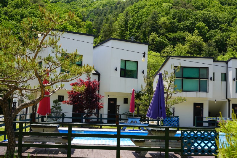무주 독채 펜션 풀빌라 숙소 프라이빗 실내 수영장 펜션 가족여행 네이버 블로그