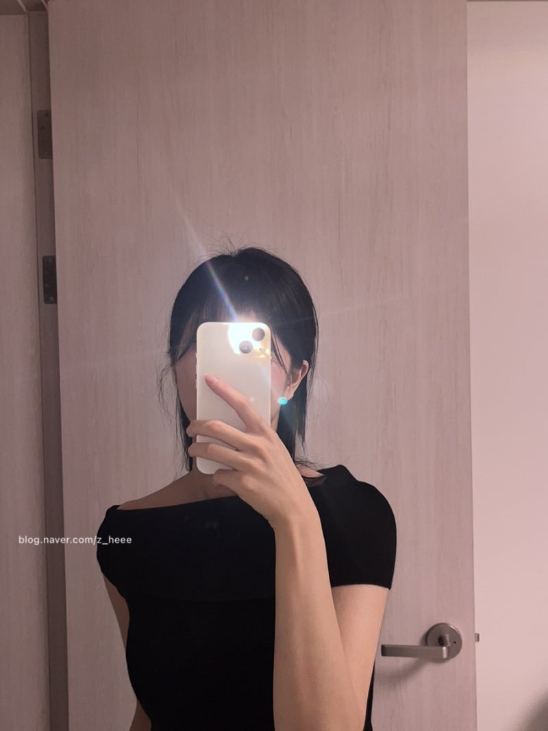 시에sie 아멜오프숄더 니트 후기 네이버 블로그