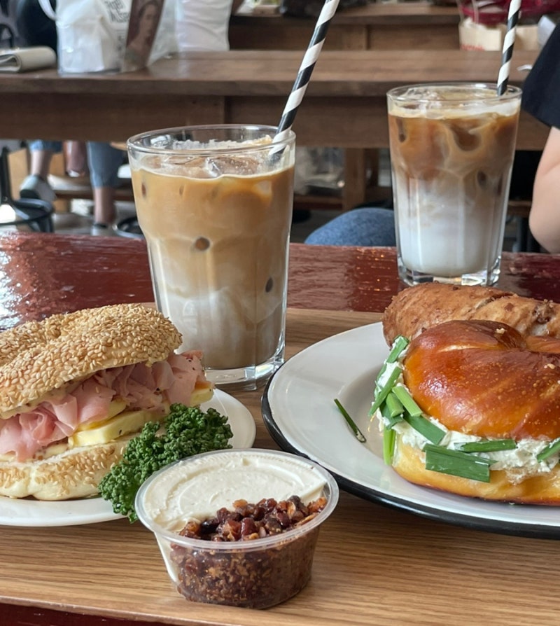 압구정 맛집 런던베이글뮤지엄 도산 매장 이용 네이버 블로그