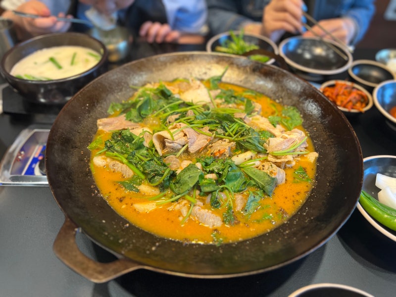 양산 중부동 맛집 수백당의 순대전골과 돼지국밥 공격 후기 양산 순대전골맛집 추천 네이버 블로그