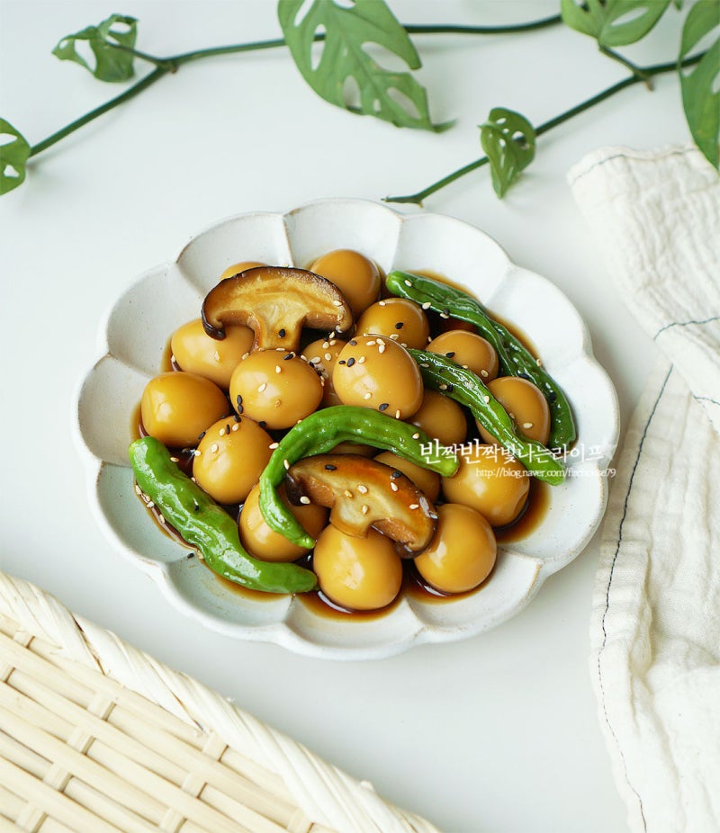 꽈리고추 메추리알장조림 레시피 어린이 메추리알장조림 만드는 법 네이버 블로그