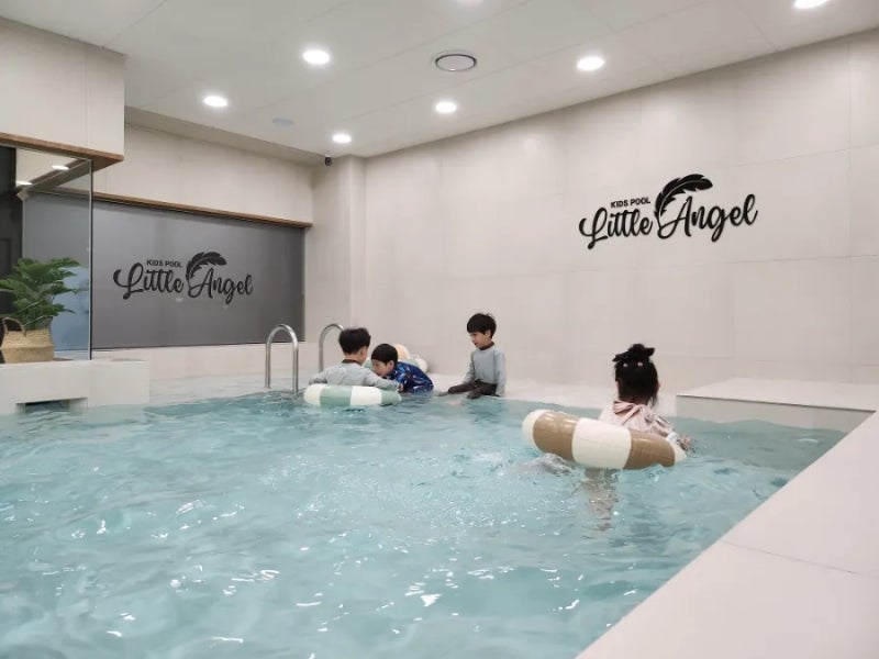포항 문덕 키즈워터룸 리틀엔젤 키즈풀 프라이빗 키즈 수영장 온수풀 키즈카페 네이버 블로그
