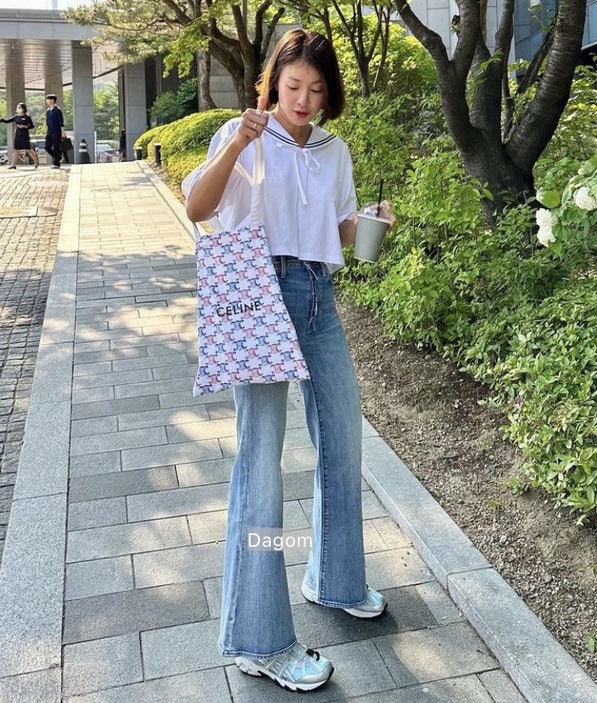 구하기 힘든 명품 브랜드 에코백 이시영 셀린느 트리옹프 에코백 연예인 에코백패션 귀여워 네이버 블로그