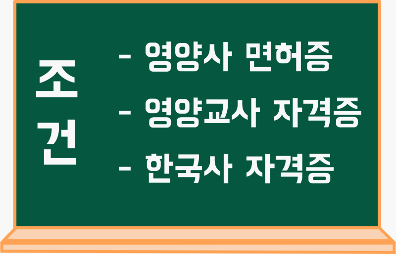 영양교사 임용고시 응시자격 조건 영양사 면허증 영양교사 자격증 한국사 자격증 네이버 블로그