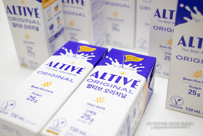 얼티브 오리지널 : 고소하고 크리미한 비건 식물성 우유 #ALTIVE : 네이버 블로그