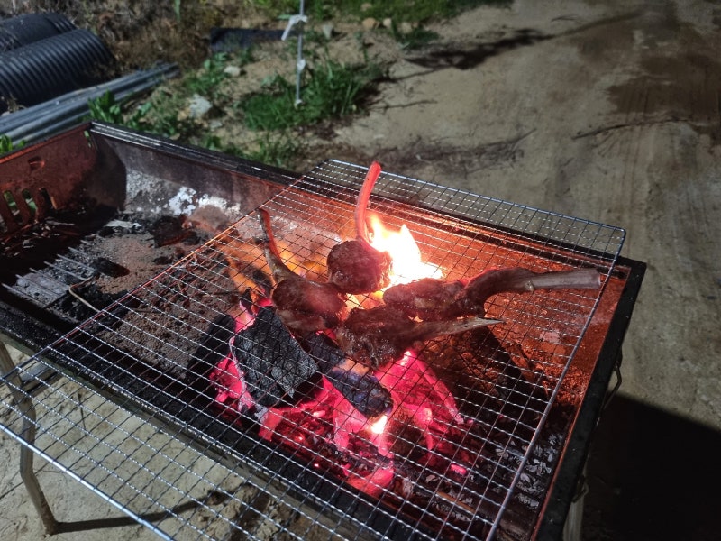 이마트트레이더스 양갈비 양고기 프렌치랙 리테일팩 손질법 바베큐 후기 네이버 블로그
