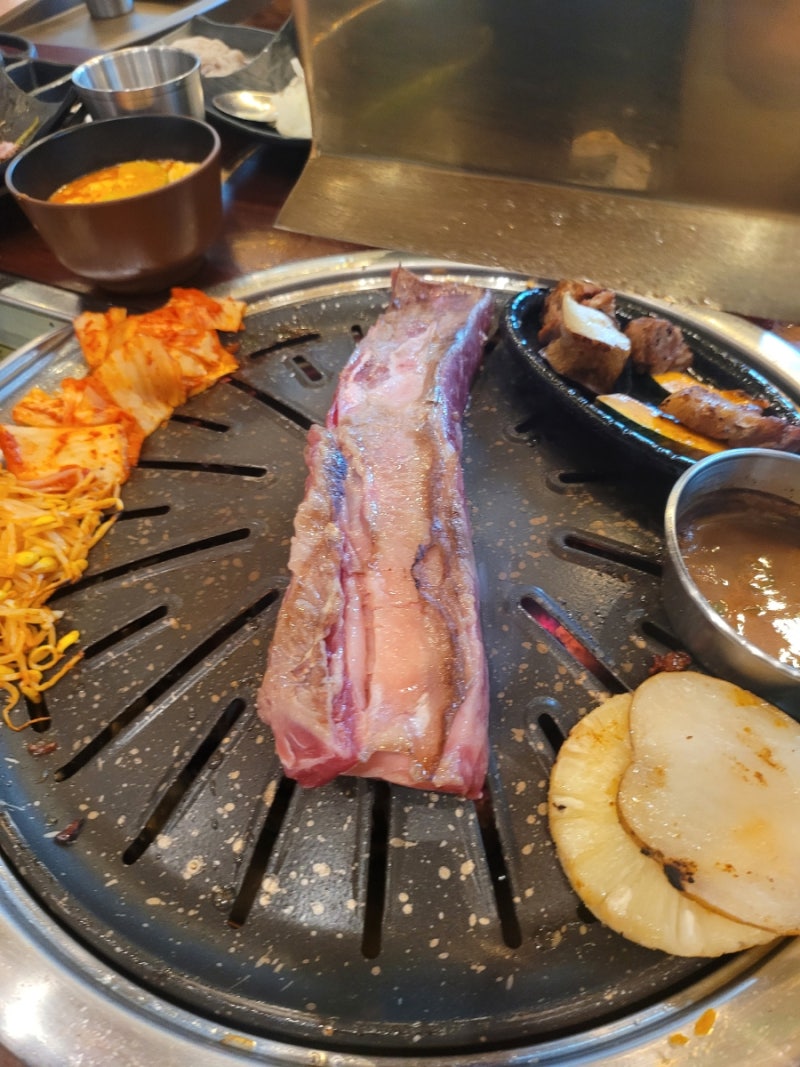 경기 동탄 호수공원 섬맛의공방 제주이야기 구워주는 돼지고기 맛집 가족들이랑 오붓하게 맛 후기 네이버 블로그