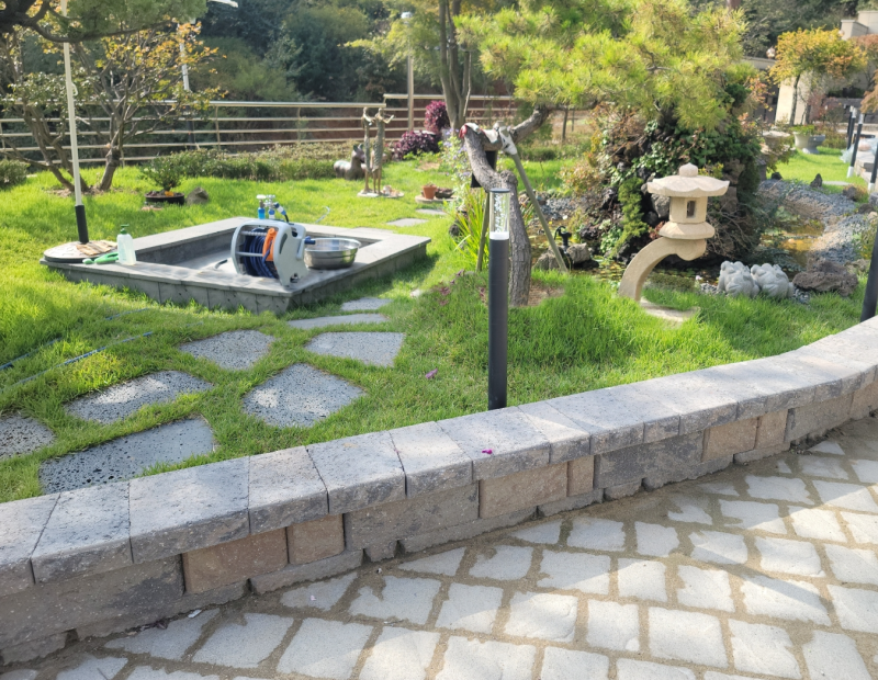 이노블록 로체스톤roche Stone인천 영흥면 개인주택 보도블럭 보차도블럭 멀티몰드시스템 멀티사이즈